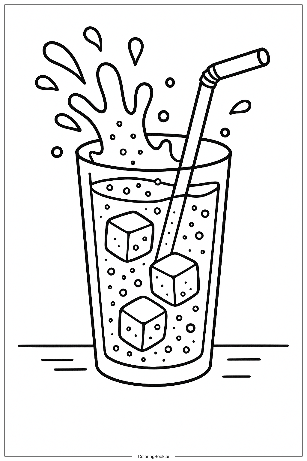 Coloriage De Canette De Soda Canette De Soda. Concept De Boisson