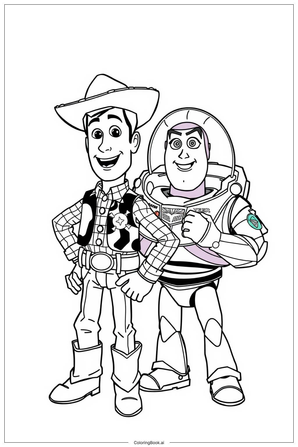 P gina Para Colorear Personajes De Toy Story Celebrando Juntos P gina Para Colorear Personajes De Toy Story Celebrando Juntos