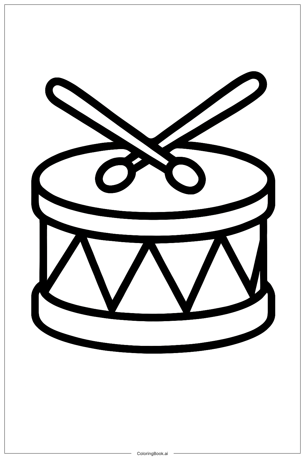 Trommel der 4. Juli Parade Ausmalbild (Kostenloses PDF & PNG zum ...