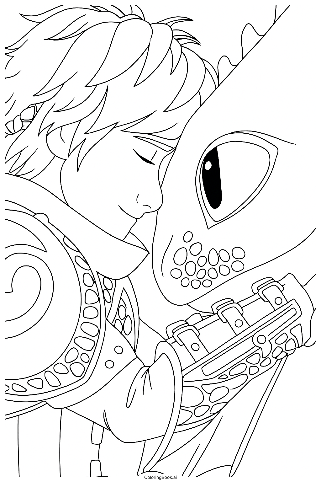 Cómo Entrenar A Tu Dragón Para Colorear Desdentado