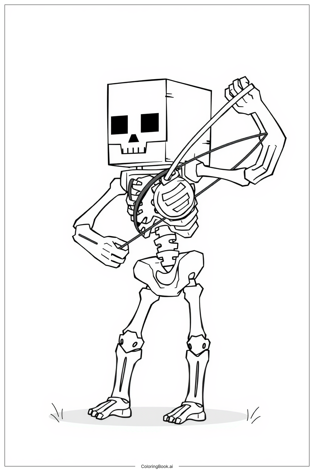 Dibujos Para Colorear De Minecraft Wither