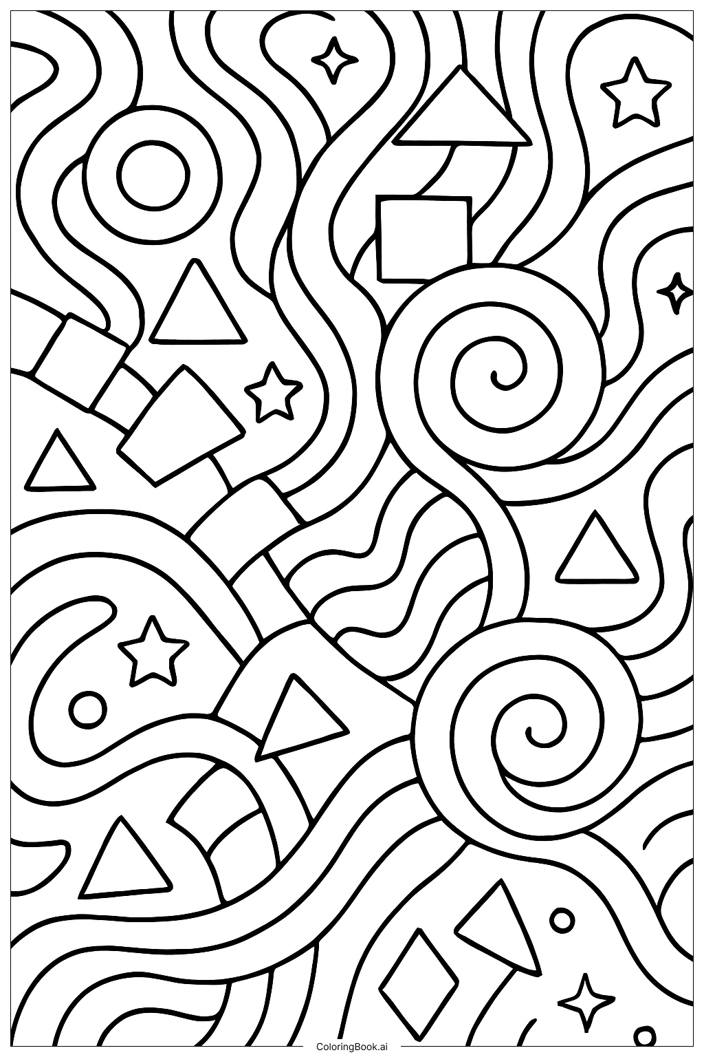 Kostenloser KI-Ausmalbilder Generator - ColoringBook AI