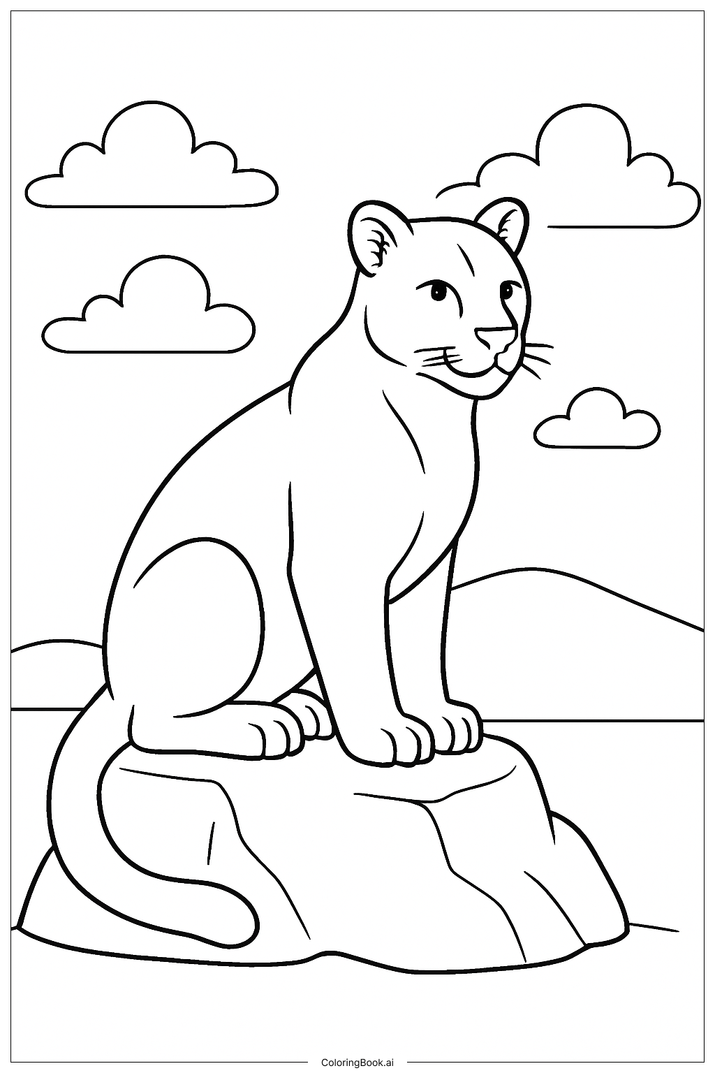 Animal In Garden Coloring Page (Free PDF&PNG Printable)