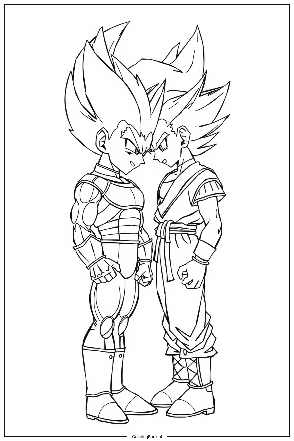 Goku Vs Frieza Coloring Pages Dragon Ball Z Battle Of Gods Coloring