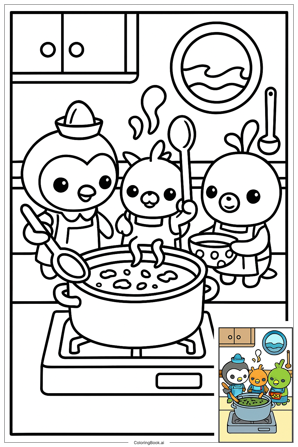 Octonauts Dashi Kleurplaten