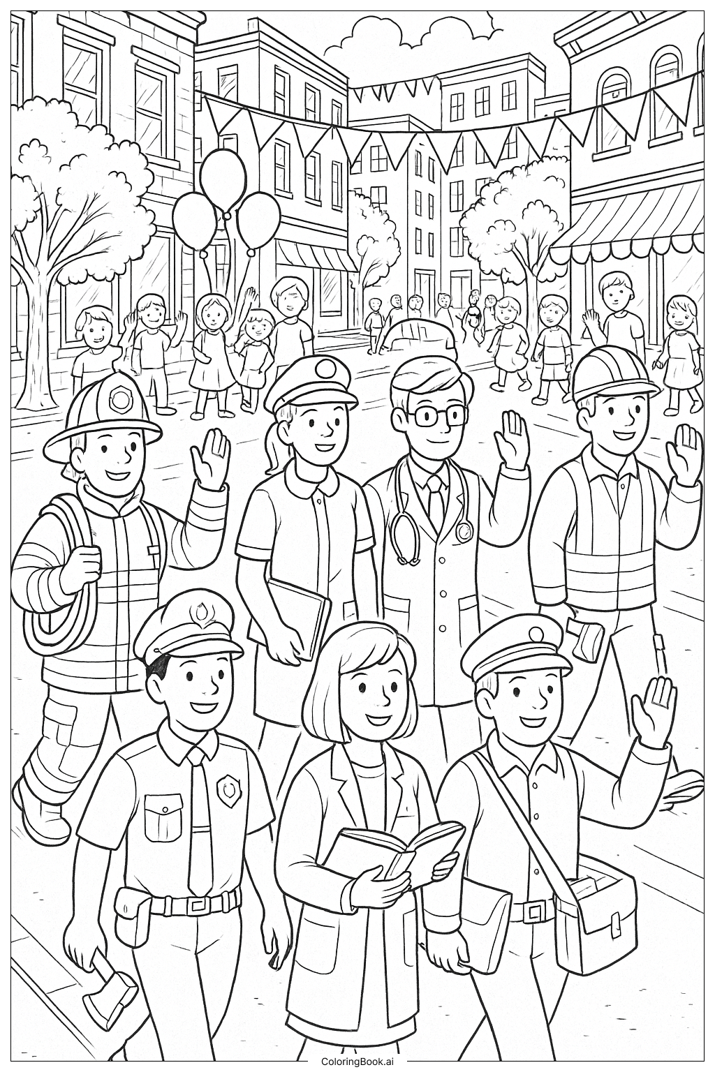 Dibujos Para Colorear De Sombreros De Ayudantes Comunitarios 223.000+