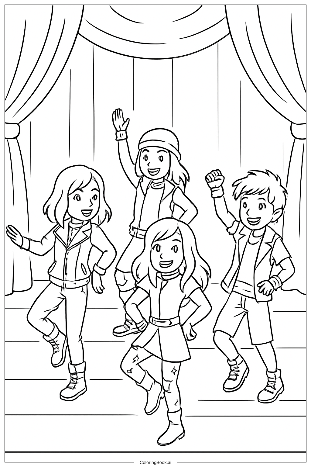 Gerador gratuito de desenhos para colorir com IA - ColoringBook AI