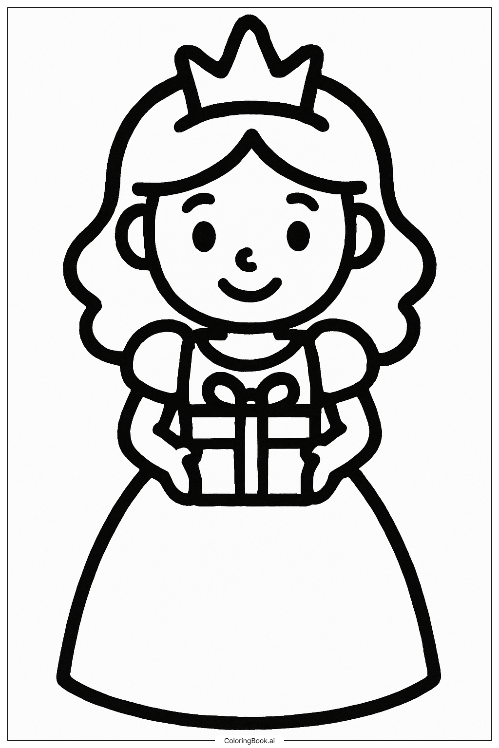 Disney Princess on Balcony Coloring Page (Free PDF&PNG Printable)