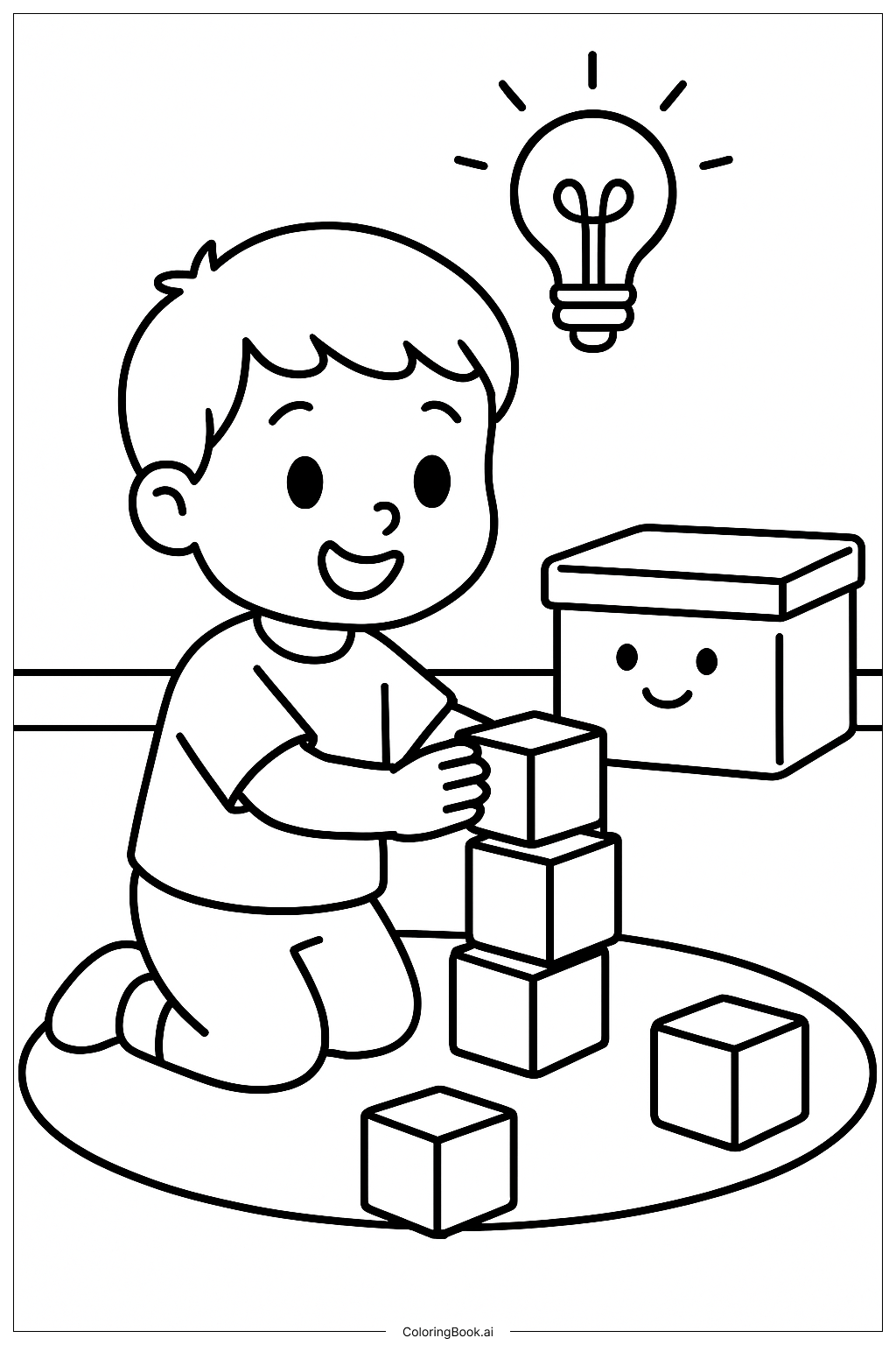 Epiphany On The Farm Coloring Page (Free PDF&PNG Printable)