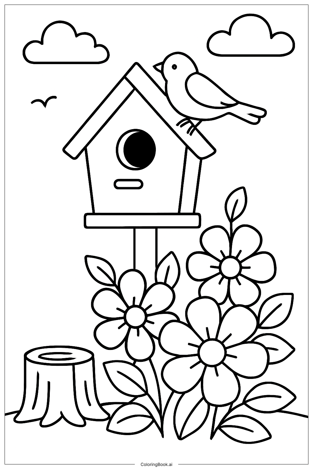 Floral Crown Coloring Page (Free PDF&PNG Printable)