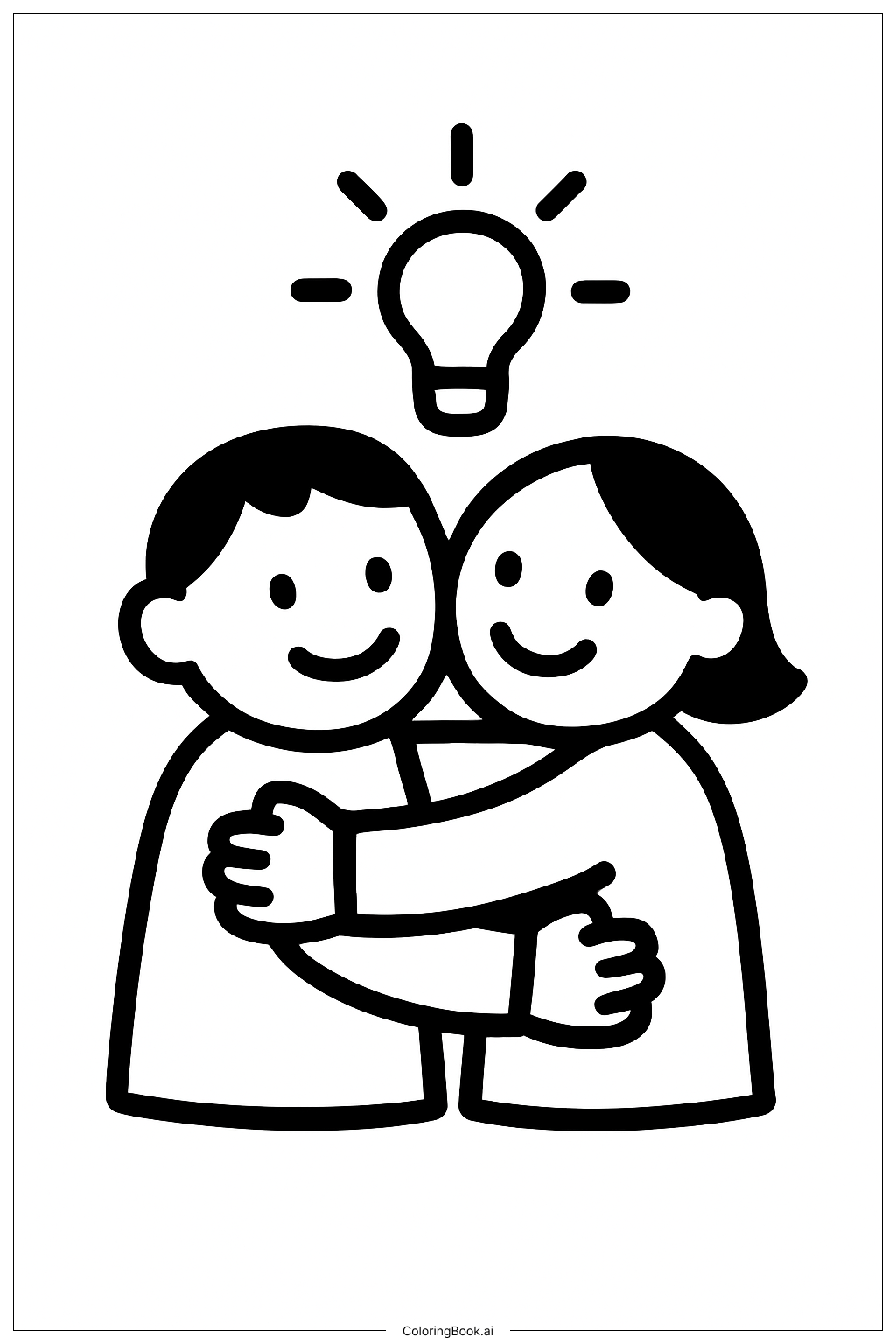 Baby Epiphany Smile Coloring Page (Free PDF&PNG Printable)