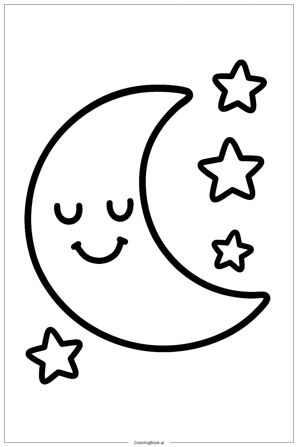 Happy Birthday Jesus Simple Nativity Coloring Page (Free PDF&PNG Printable)