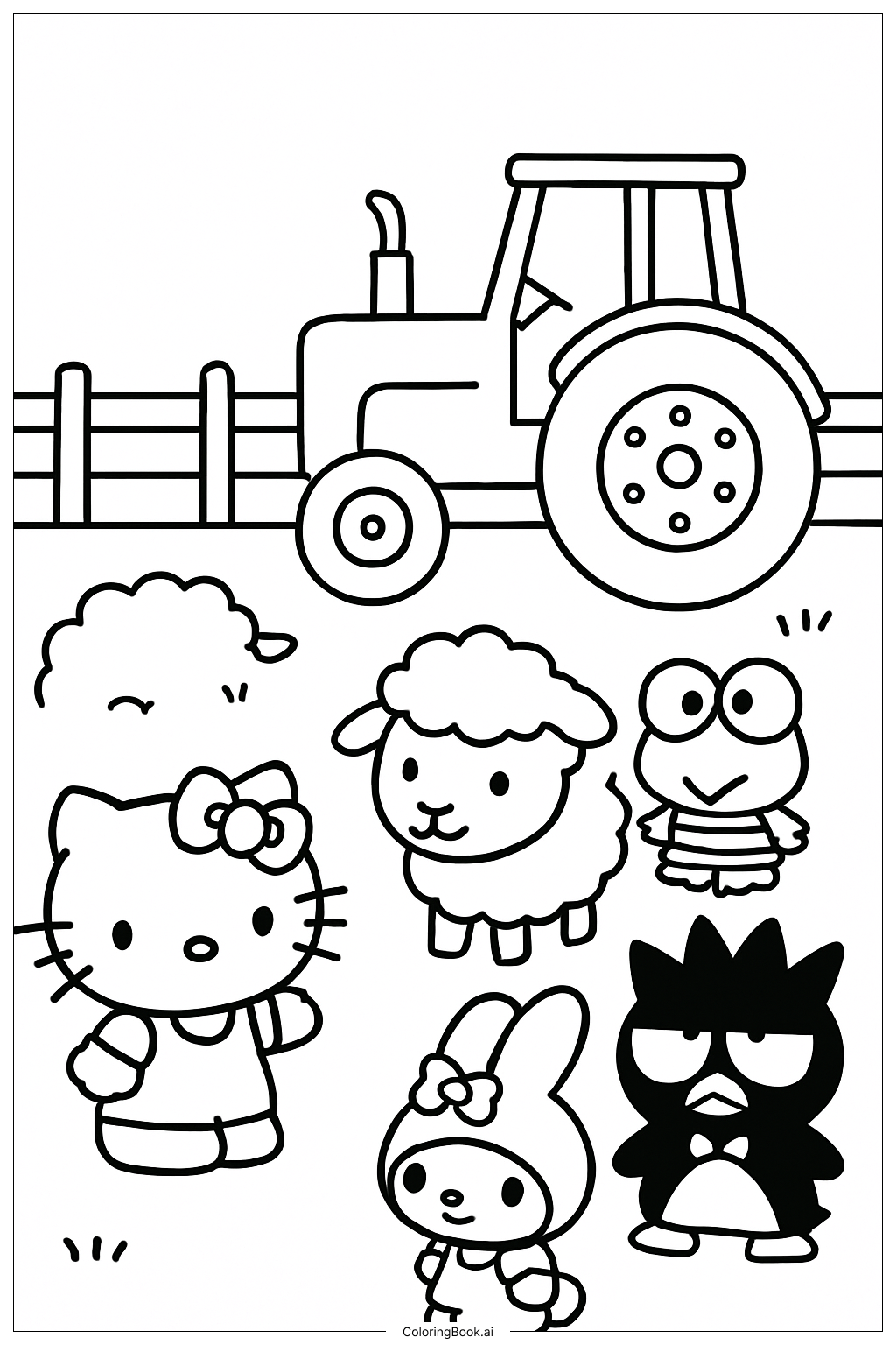 Free AI Coloring Pages Generator - ColoringBook AI