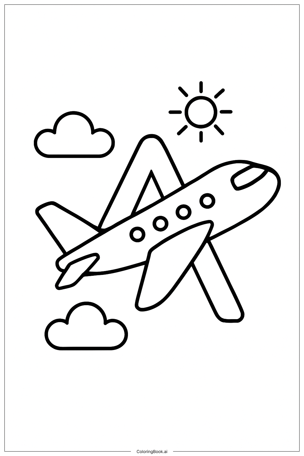 Letter A Alarm Clock Morning Coloring Page (Free PDF&PNG Printable)