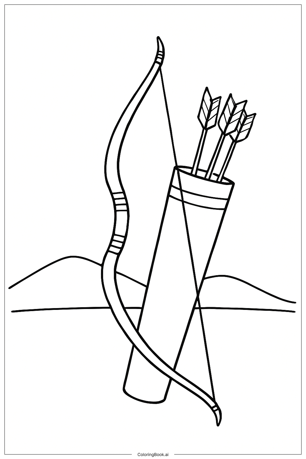 Letter A Arrow Target Practice Coloring Page (Free PDF&PNG Printable)
