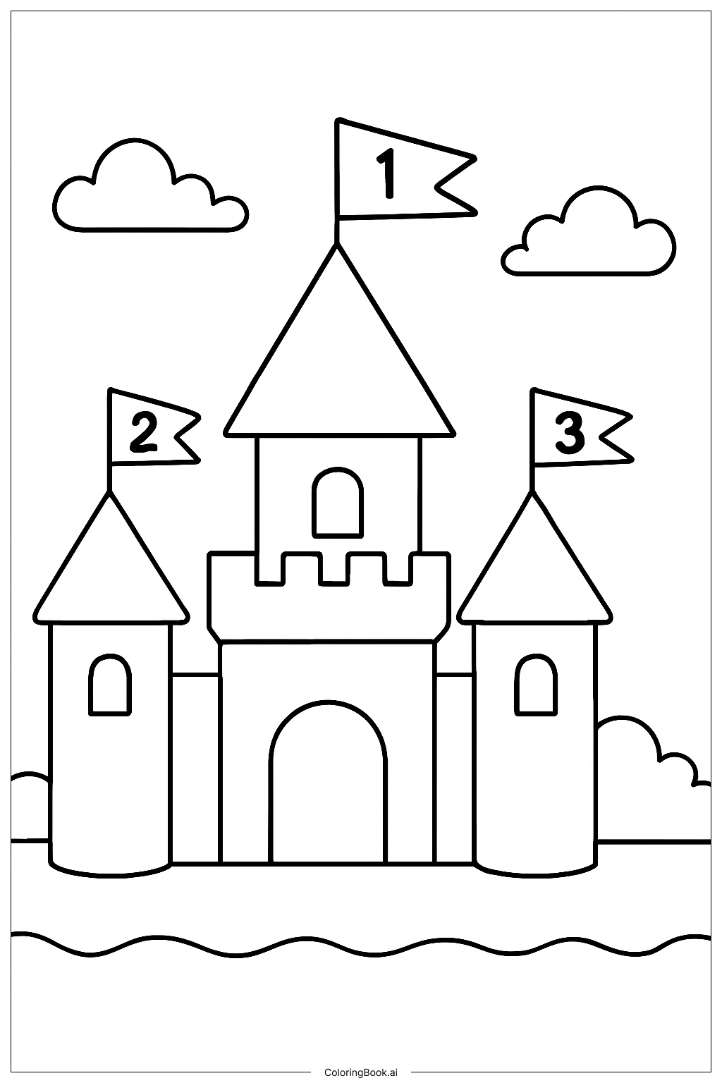 Math Little Robots Coloring Page (Free PDF&PNG Printable)