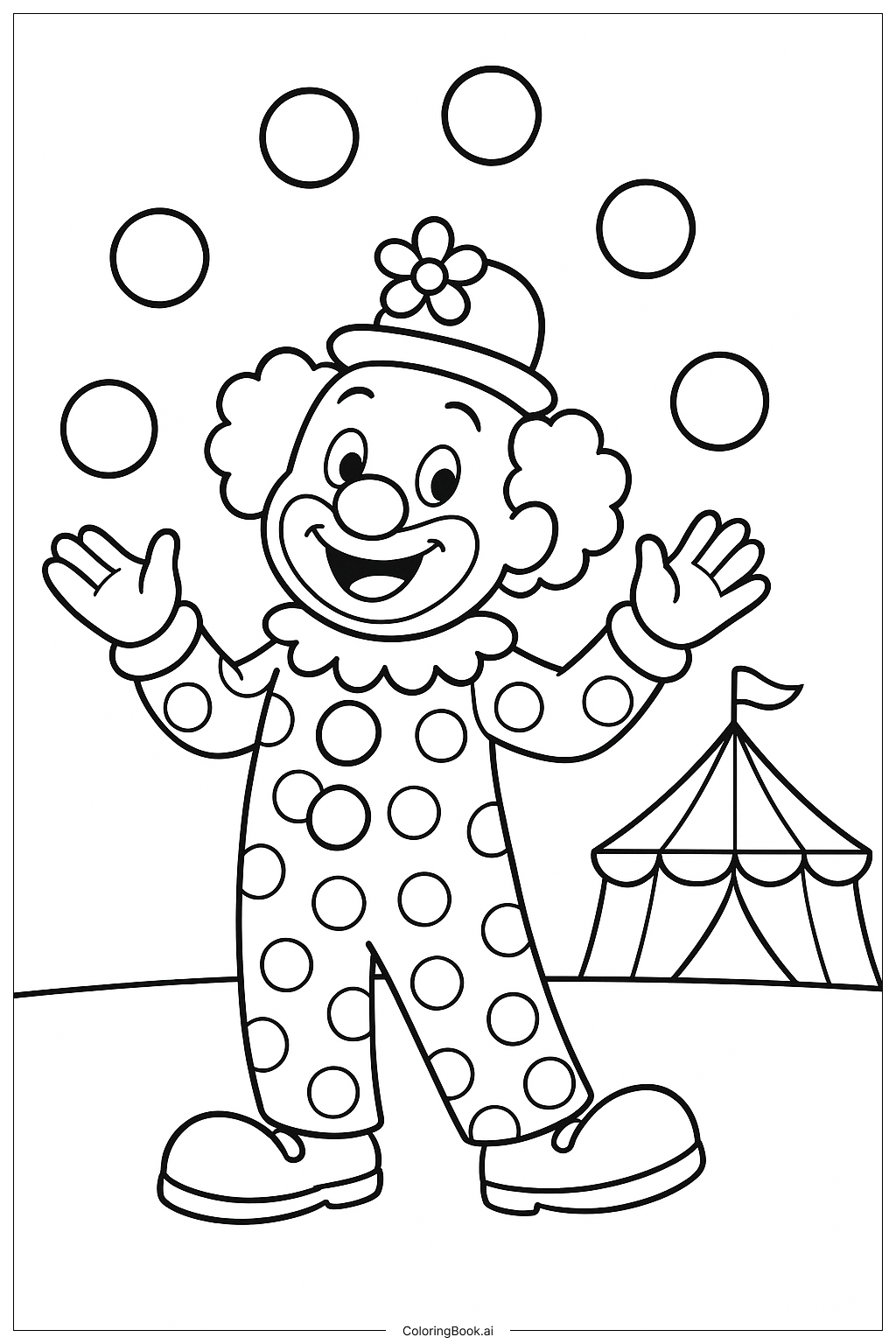 Orange Harvest Cart Coloring Page (Free PDF&PNG Printable)