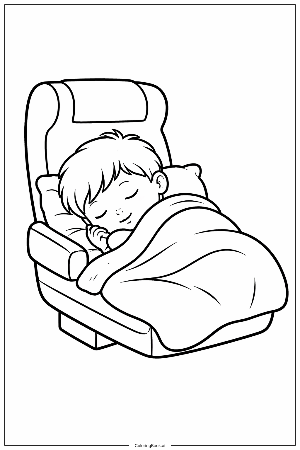 Polar Express Ringing Bell Coloring Page (Free PDF&PNG Printable)