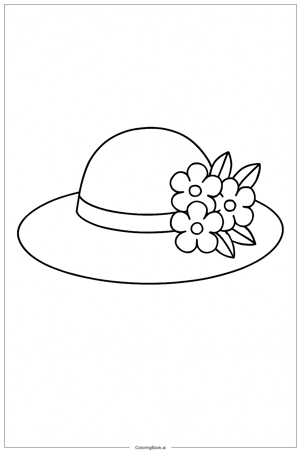 Sun And Flowers Coloring Page (Free PDF&PNG Printable)